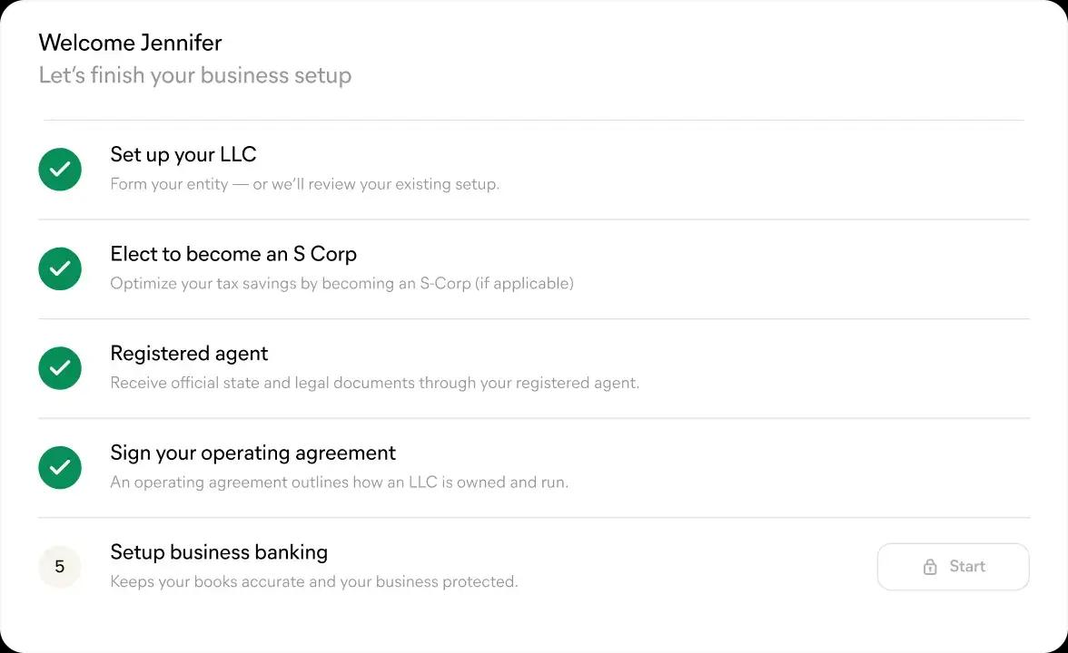 business entity formation documents